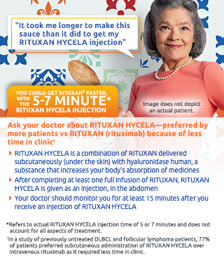 RITUXAN HYCELA for Diffuse Large B-cell Lymphoma (DLBCL)