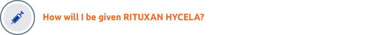 Receiving RITUXAN HYCELA | Chronic Lymphocytic Leukemia (CLL)